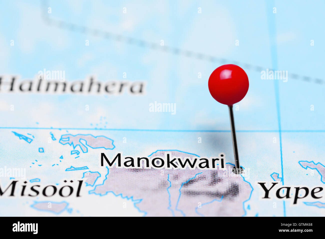 Manokwari map hi-res stock photography and images - Alamy