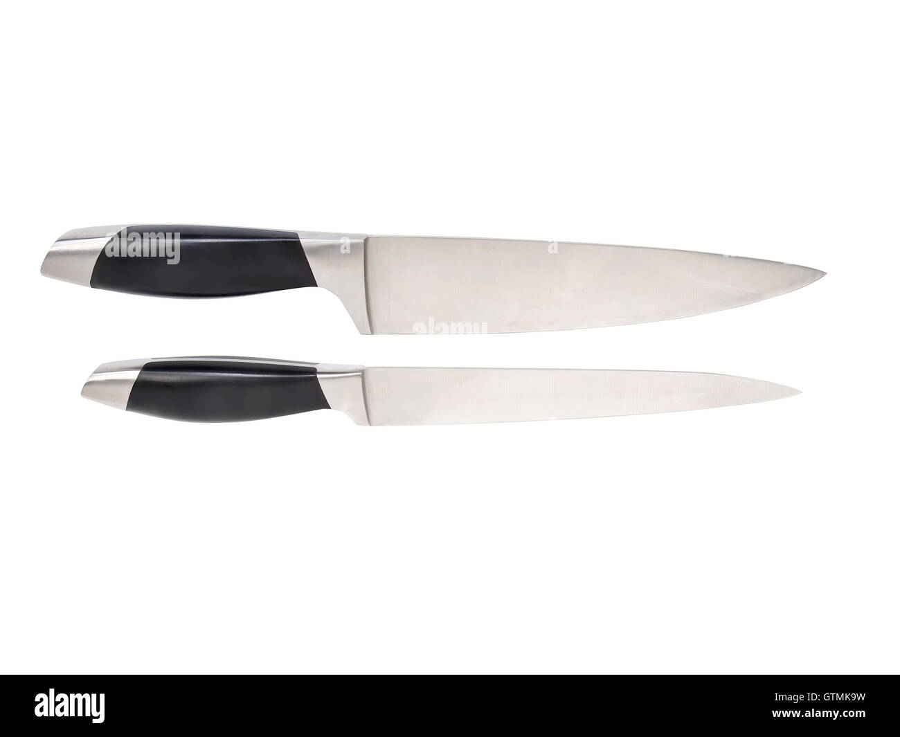 Two kitchen knives Stock Photo - Alamy