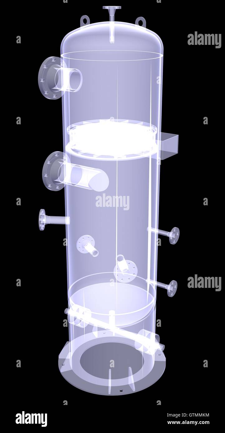 Industrial equipment. X-Ray render Stock Photo - Alamy