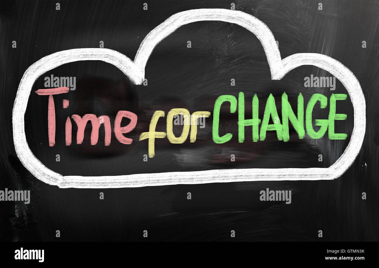 Time for Change concept Stock Photo - Alamy