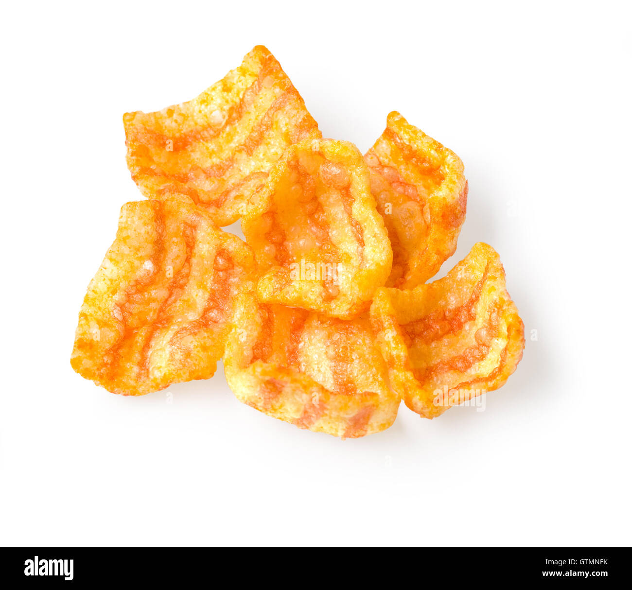 bacon snacks isolated Stock Photo - Alamy