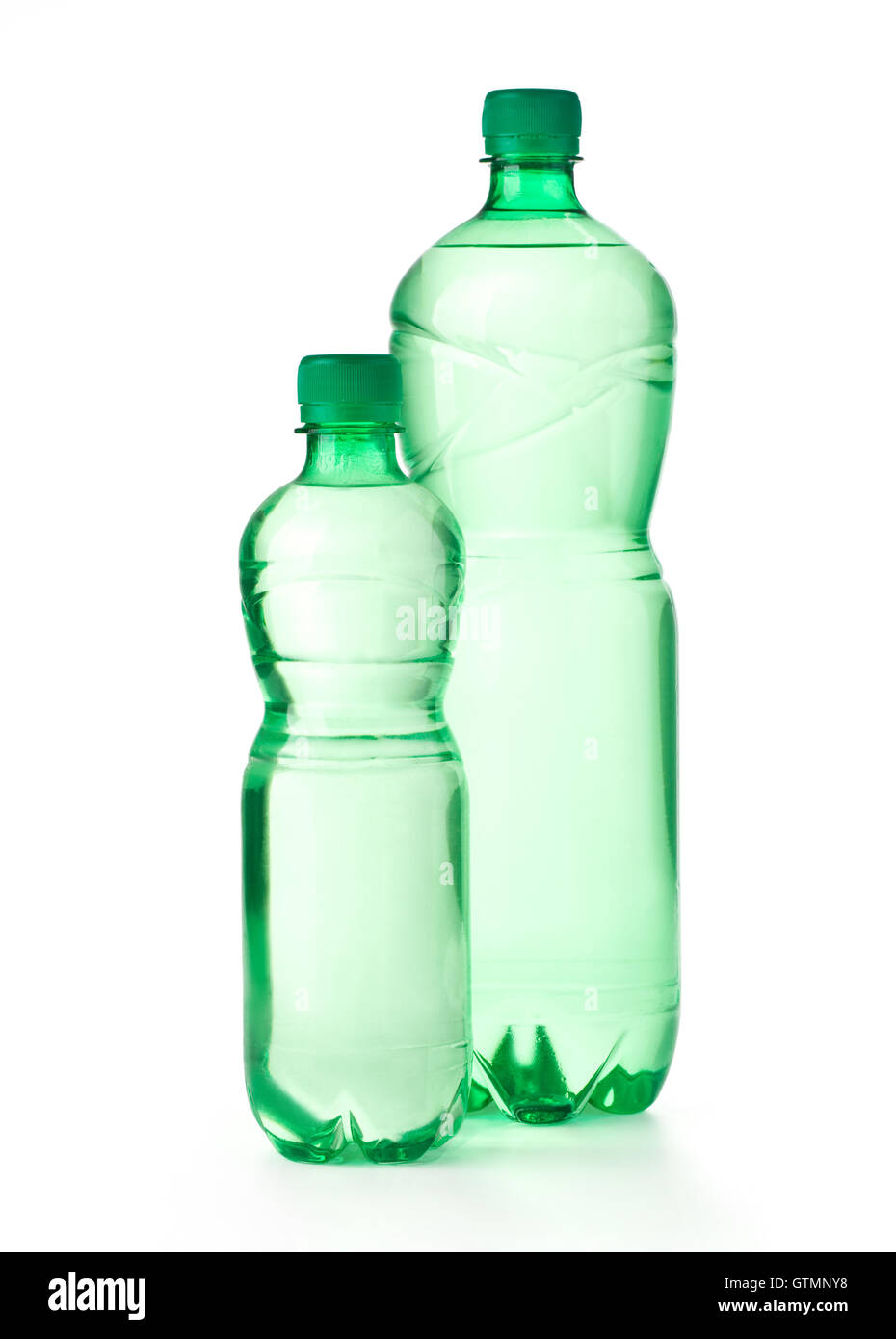green water bottles Stock Photo - Alamy