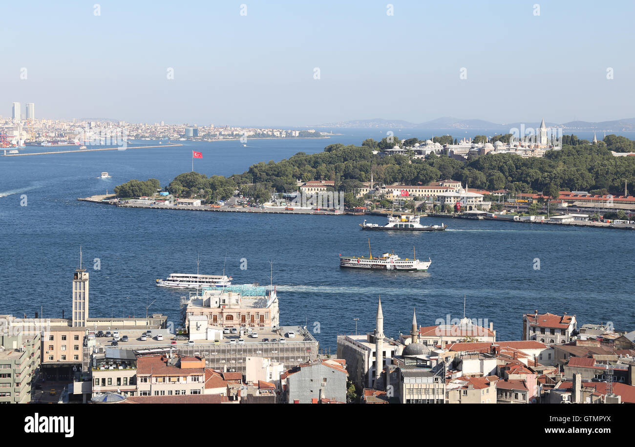 Karakoy and Topkapi Palace in Istanbul City, Turkey Stock Photo - Alamy