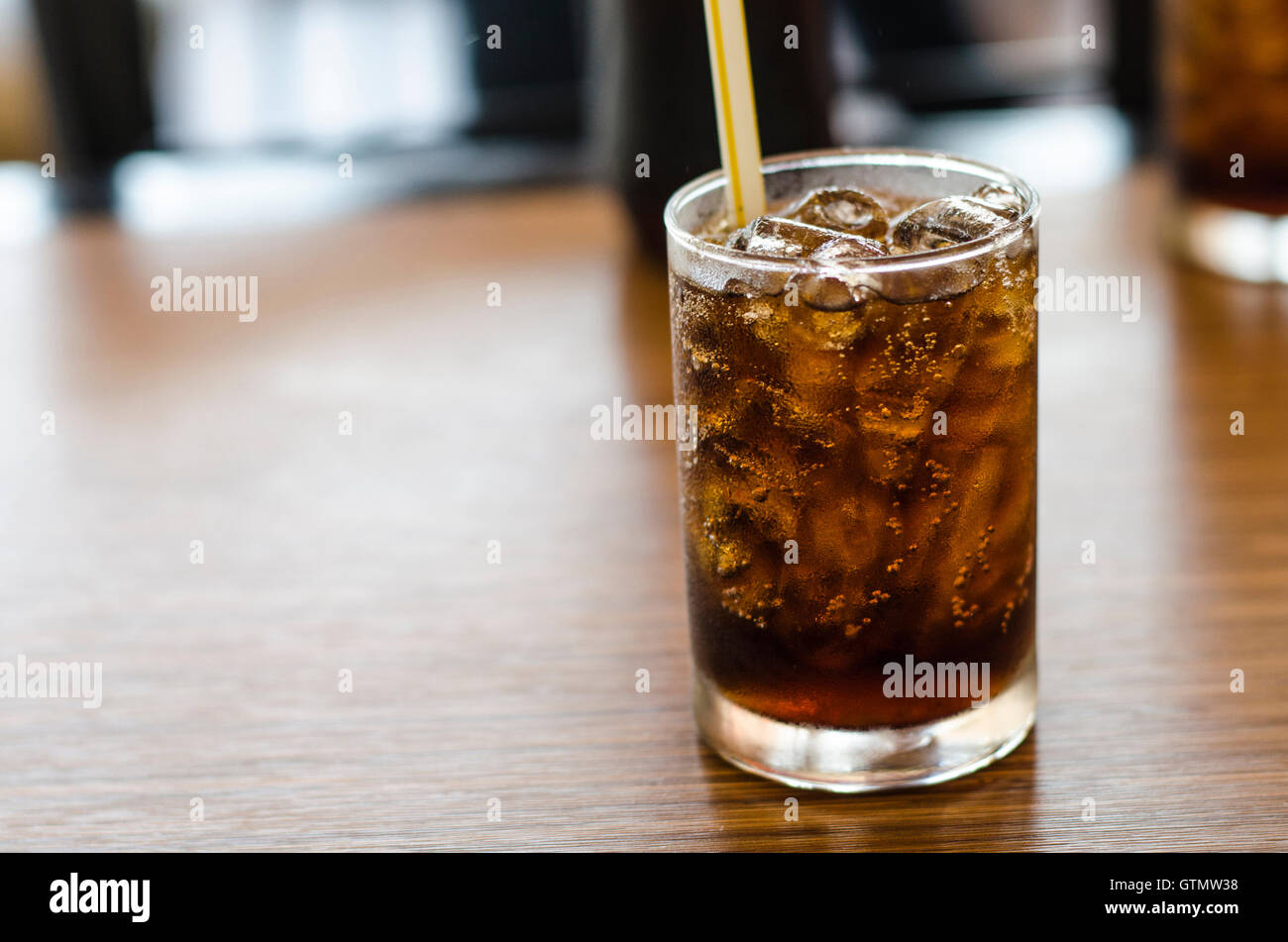popular soda in resturant Stock Photo - Alamy