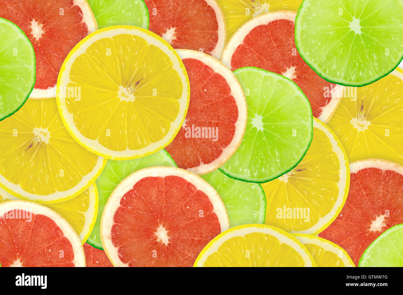 Abstract background of citrus slices. Closeup. Studio photograph Stock ...
