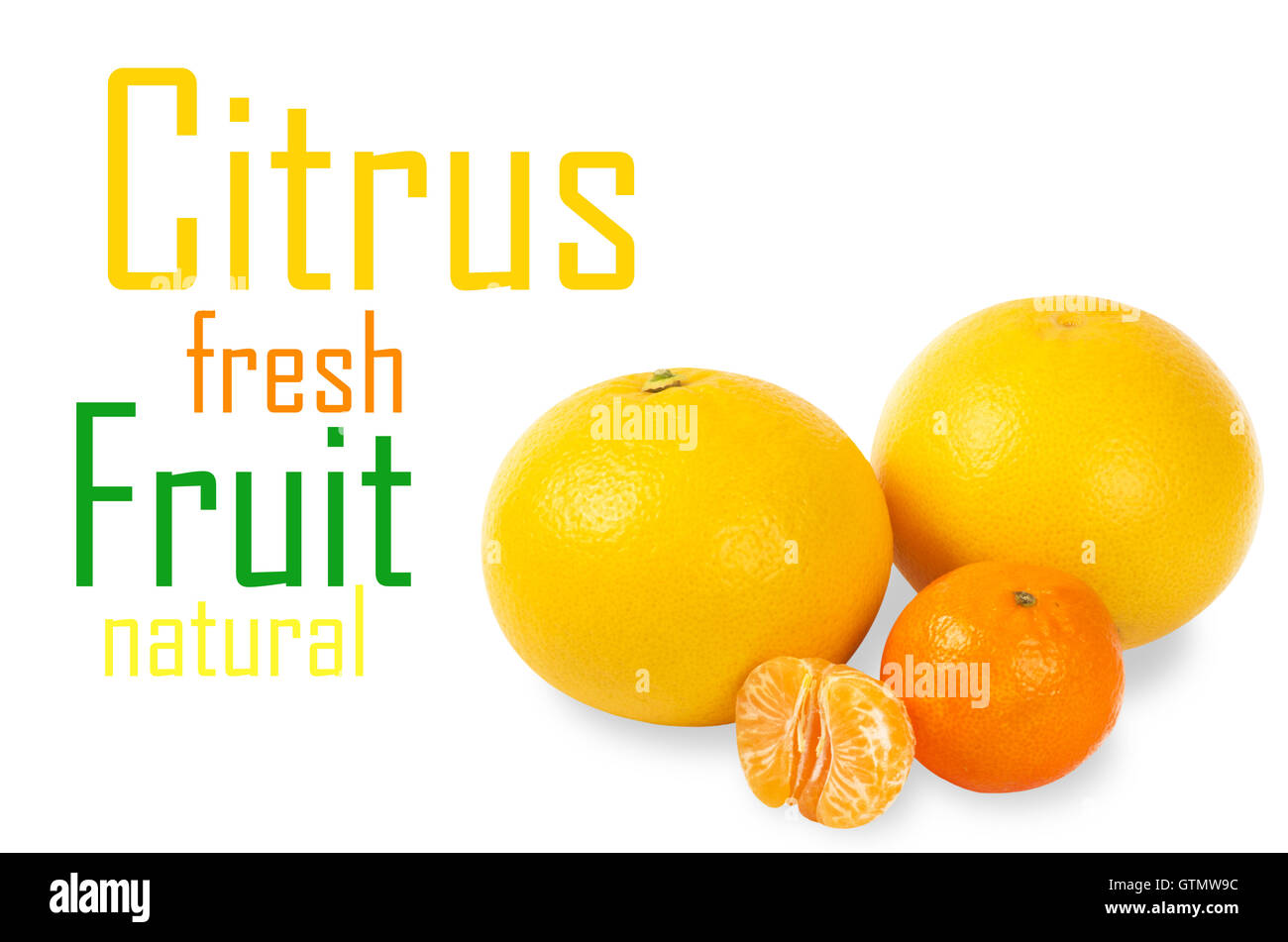 Cut different citrus fruit hi-res stock photography and images - Alamy