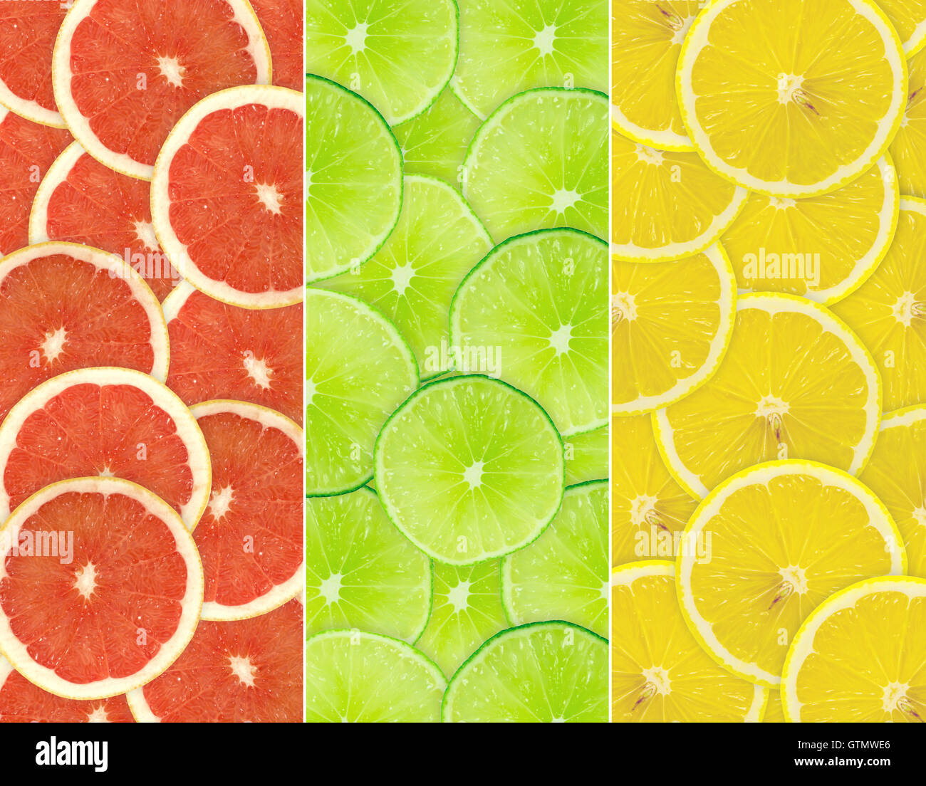 Abstract background of citrus slices. Closeup. Studio photograph Stock ...