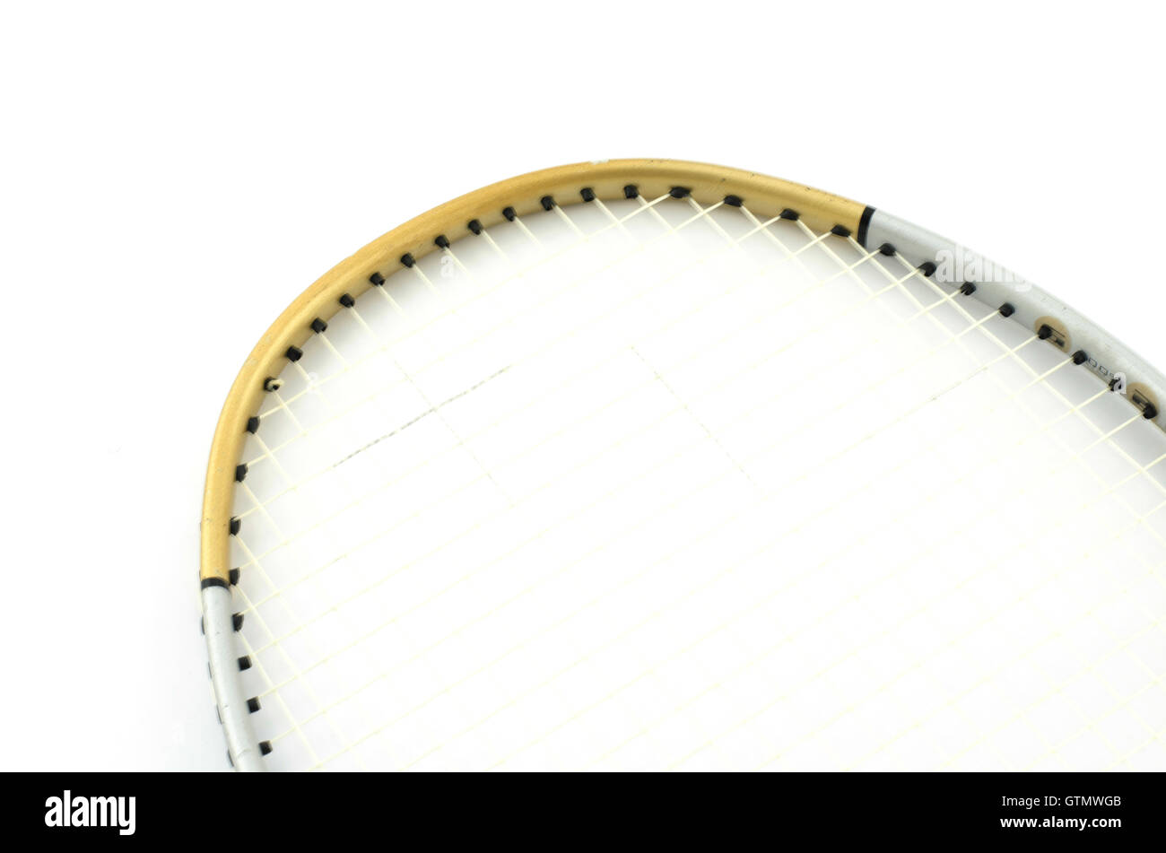 badminton isolated on white Stock Photo - Alamy