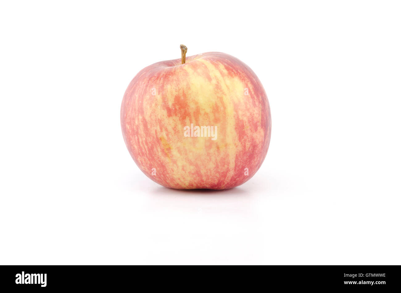single apple isolated on white Stock Photo - Alamy