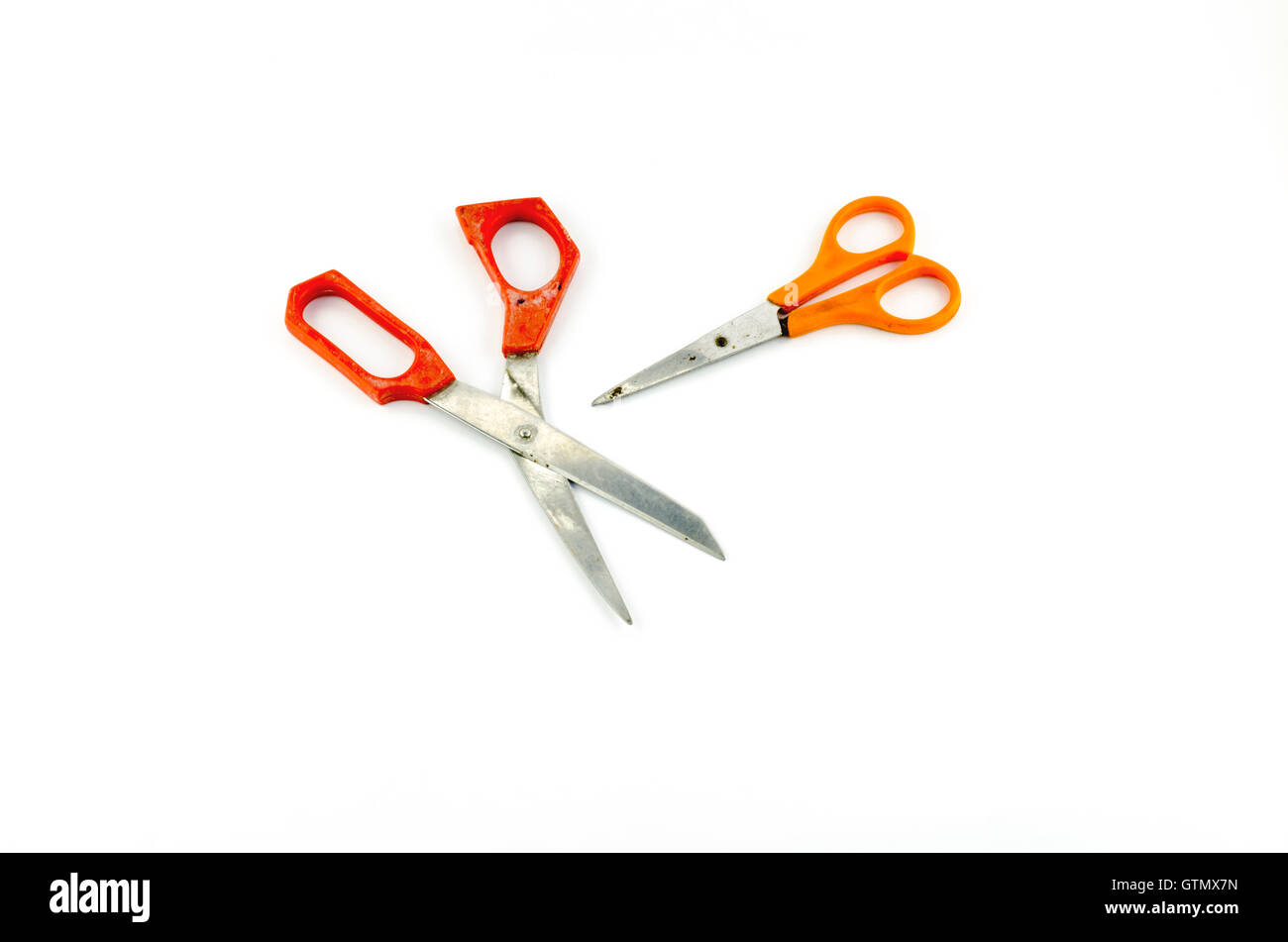 Scissors isolated on white Stock Photo - Alamy