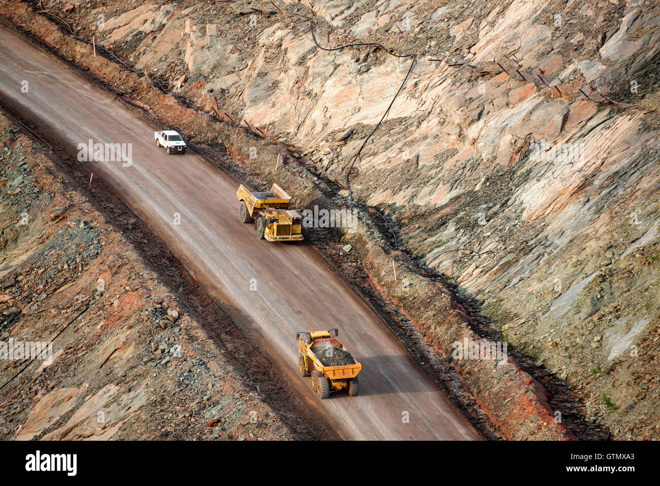 Open cut gold mine, Gwalia Western Australia Stock Photo - Alamy