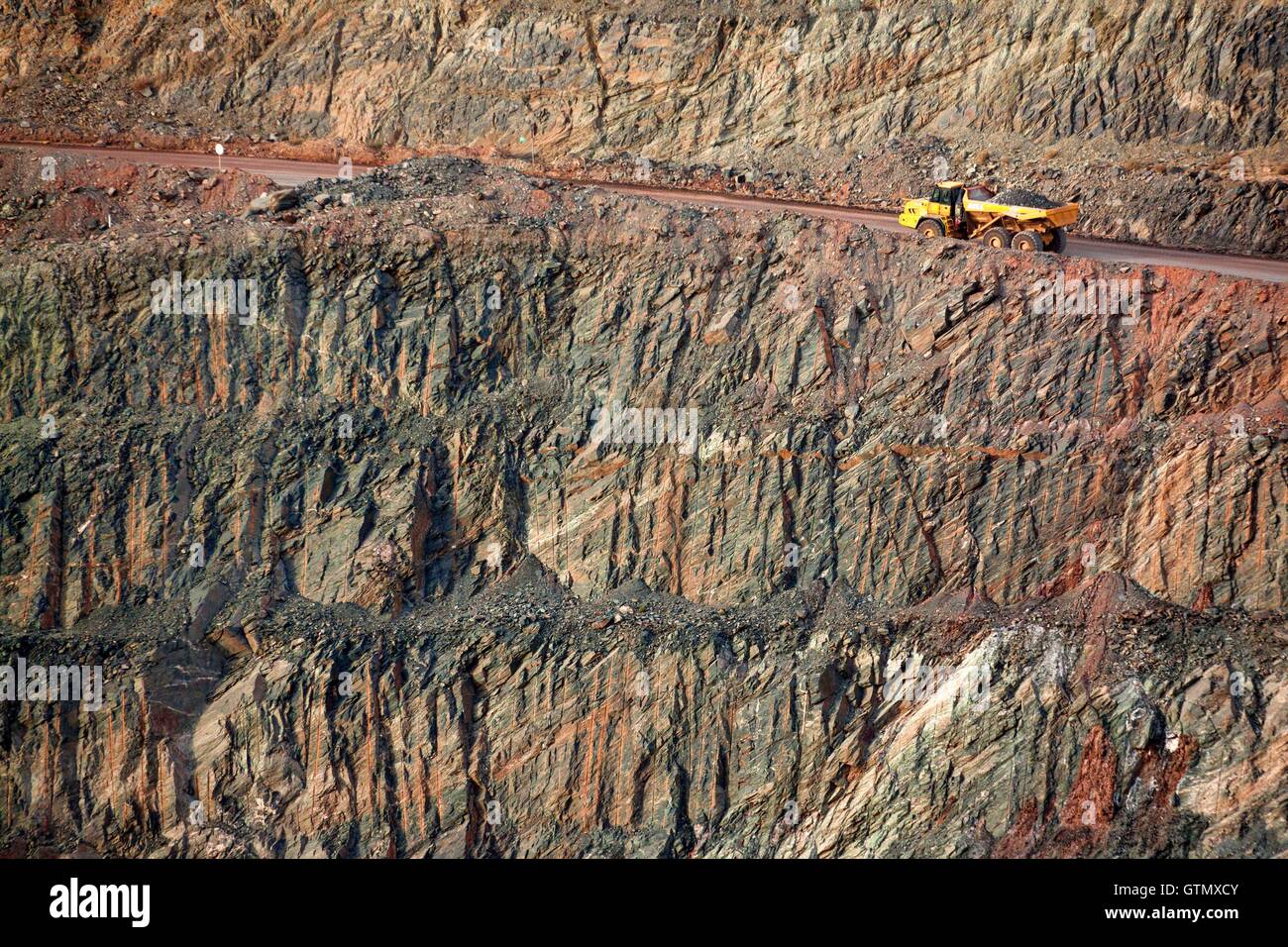 Open cut gold mine, Gwalia Western Australia Stock Photo - Alamy