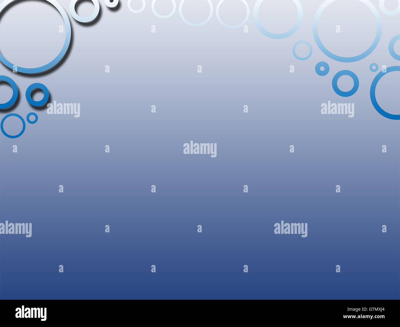 blue circle three dee abstract background Stock Photo - Alamy