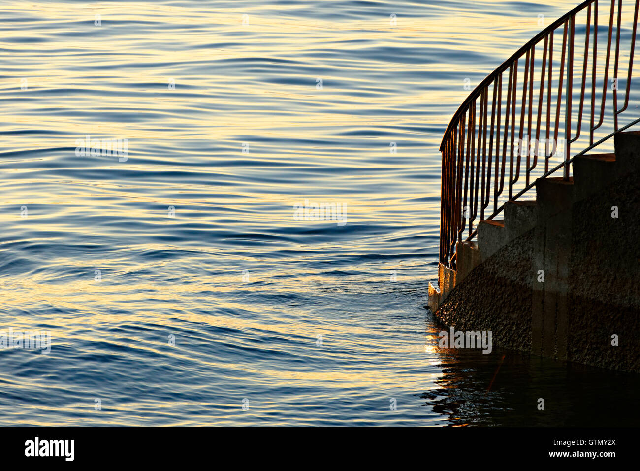 Stairs into the water hi-res stock photography and images - Alamy