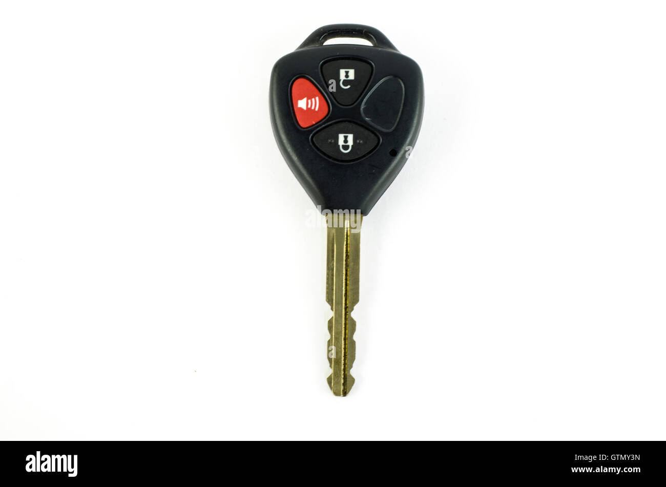 remote car key isolated on white background Stock Photo - Alamy