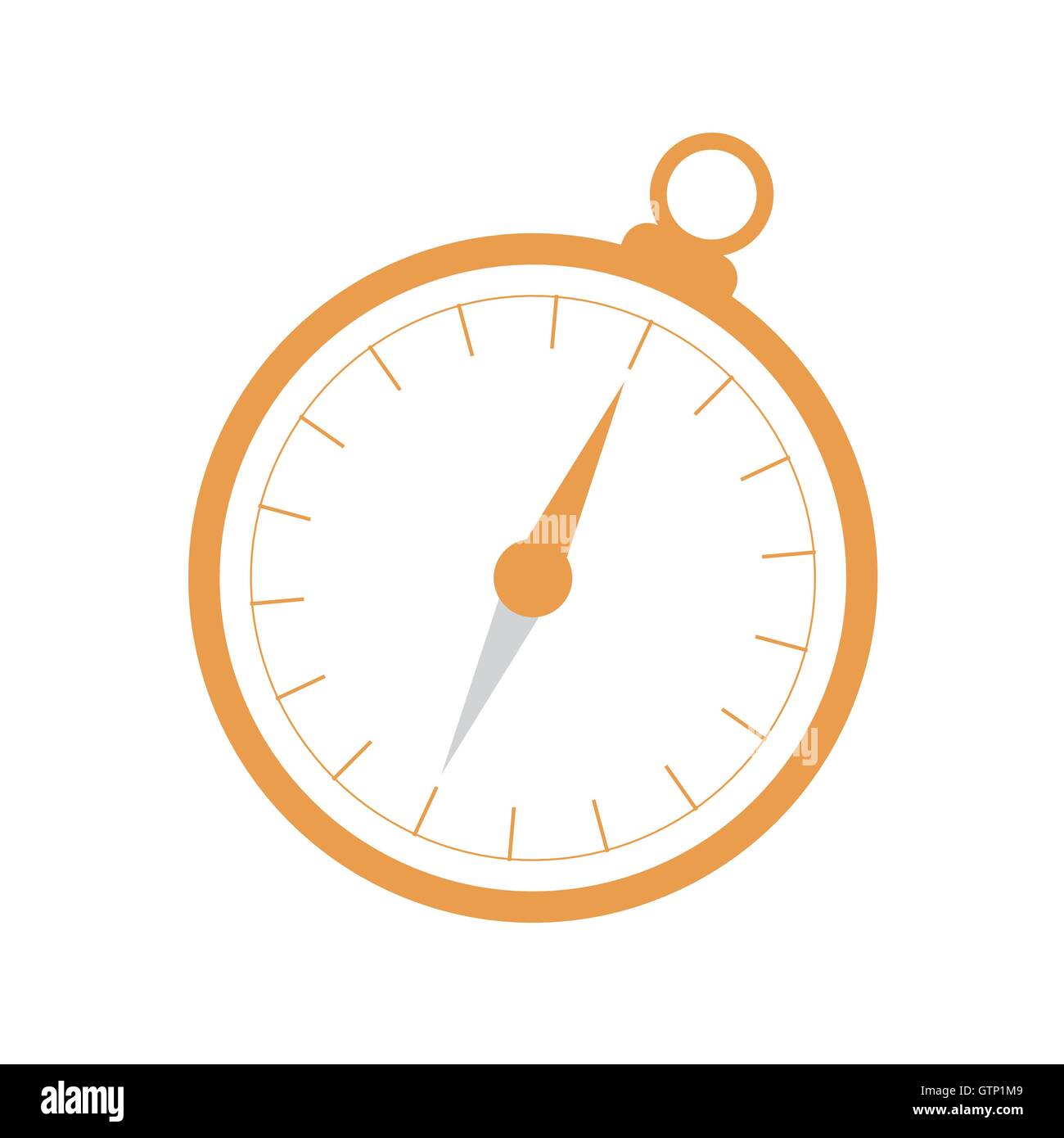 Stylized icon of a colored compass on a white background Stock Vector ...