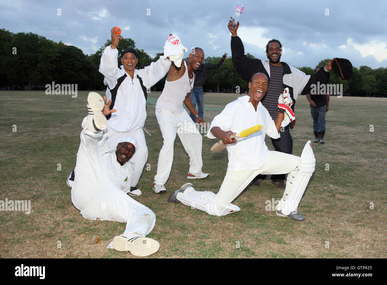 Contenders CC celebrate winning the League Cup - Contenders CC vs East ...