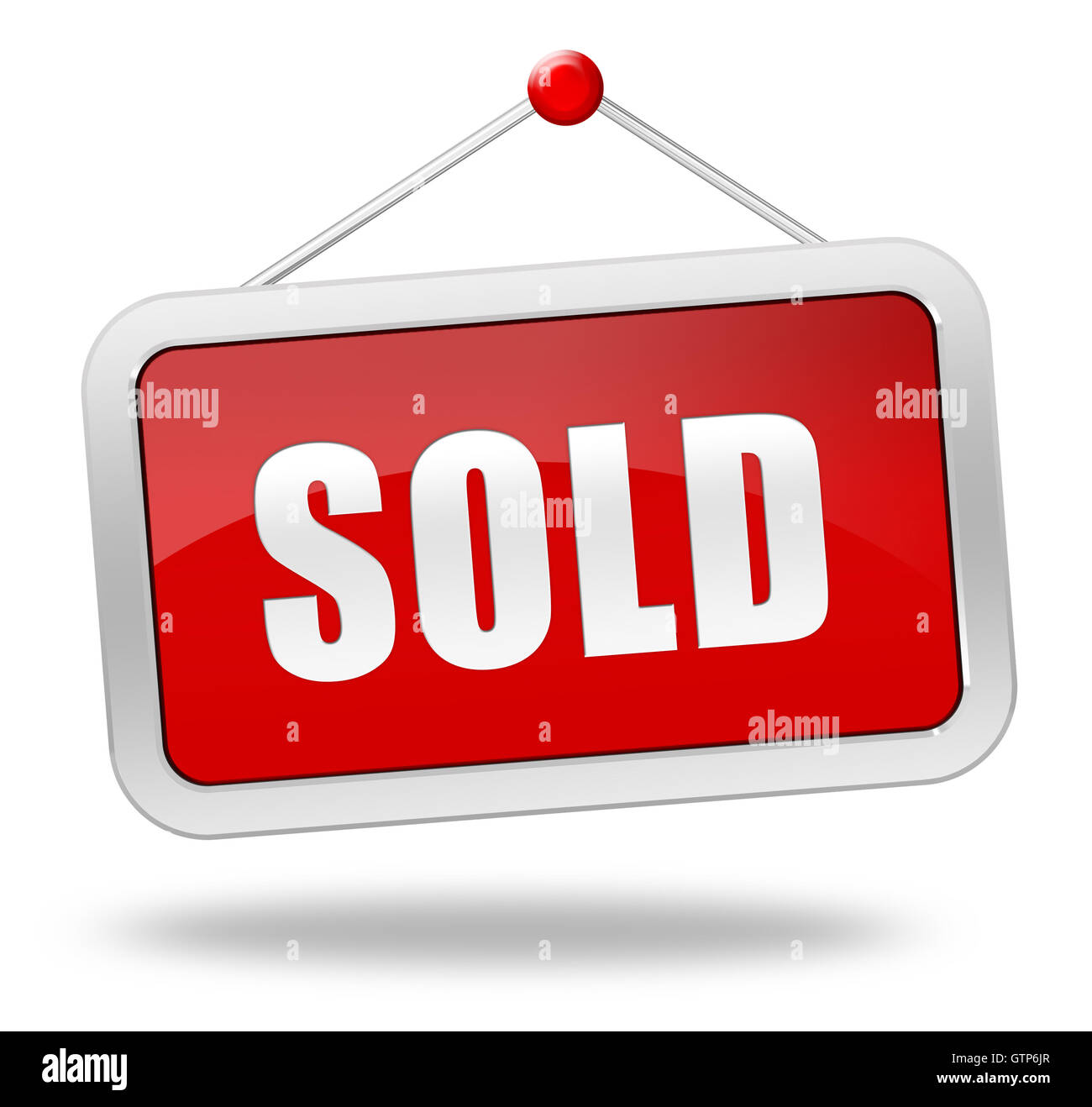 Sold label hi-res stock photography and images - Alamy