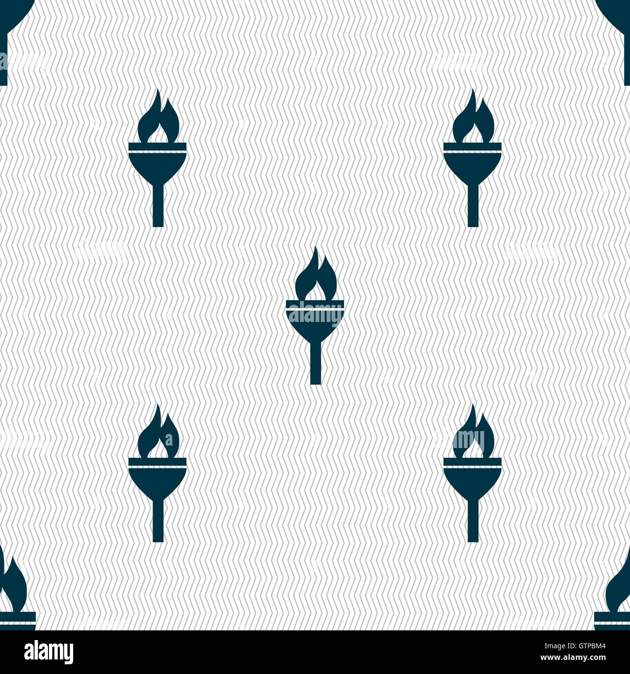 Cartoon medieval torch flame light hi-res stock photography and images ...