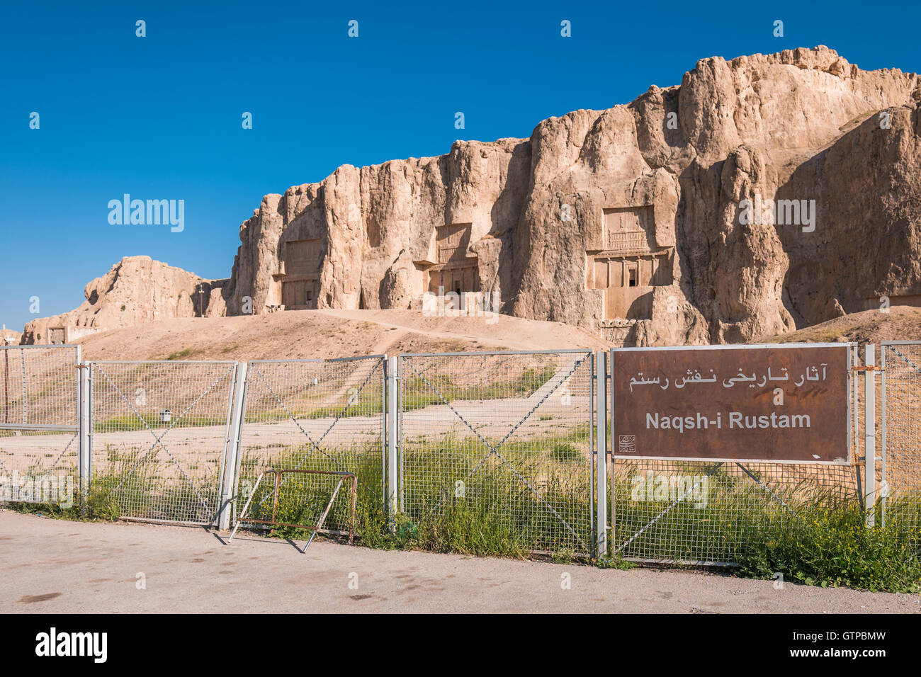 Tomb Of Xerxes I At Naqsh E Rustam High Resolution Stock Photography ...