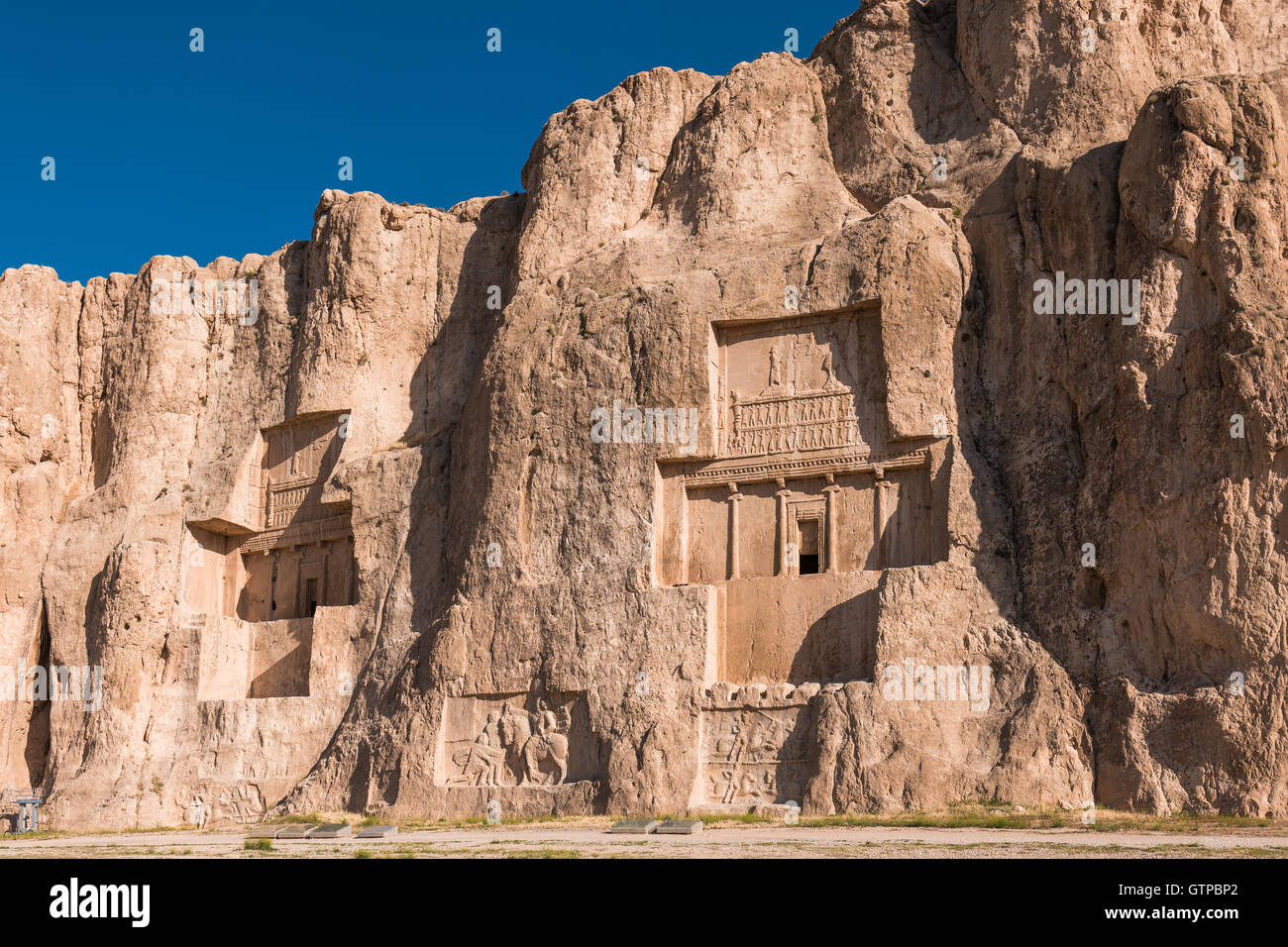 Tomb Of Xerxes I At Naqsh E Rustam High Resolution Stock Photography ...