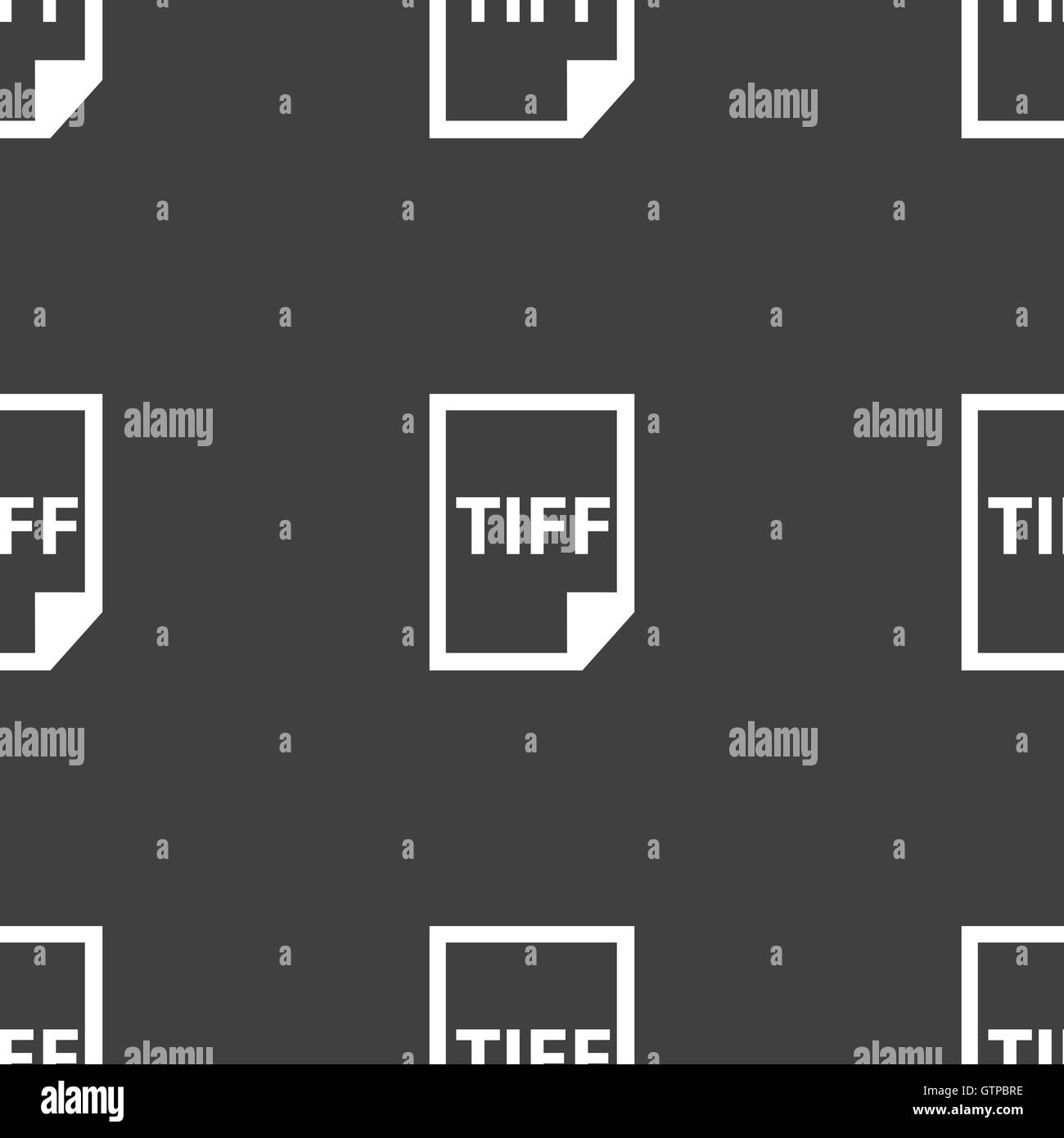 Tiff image file extension icon Black and White Stock Photos & Images ...