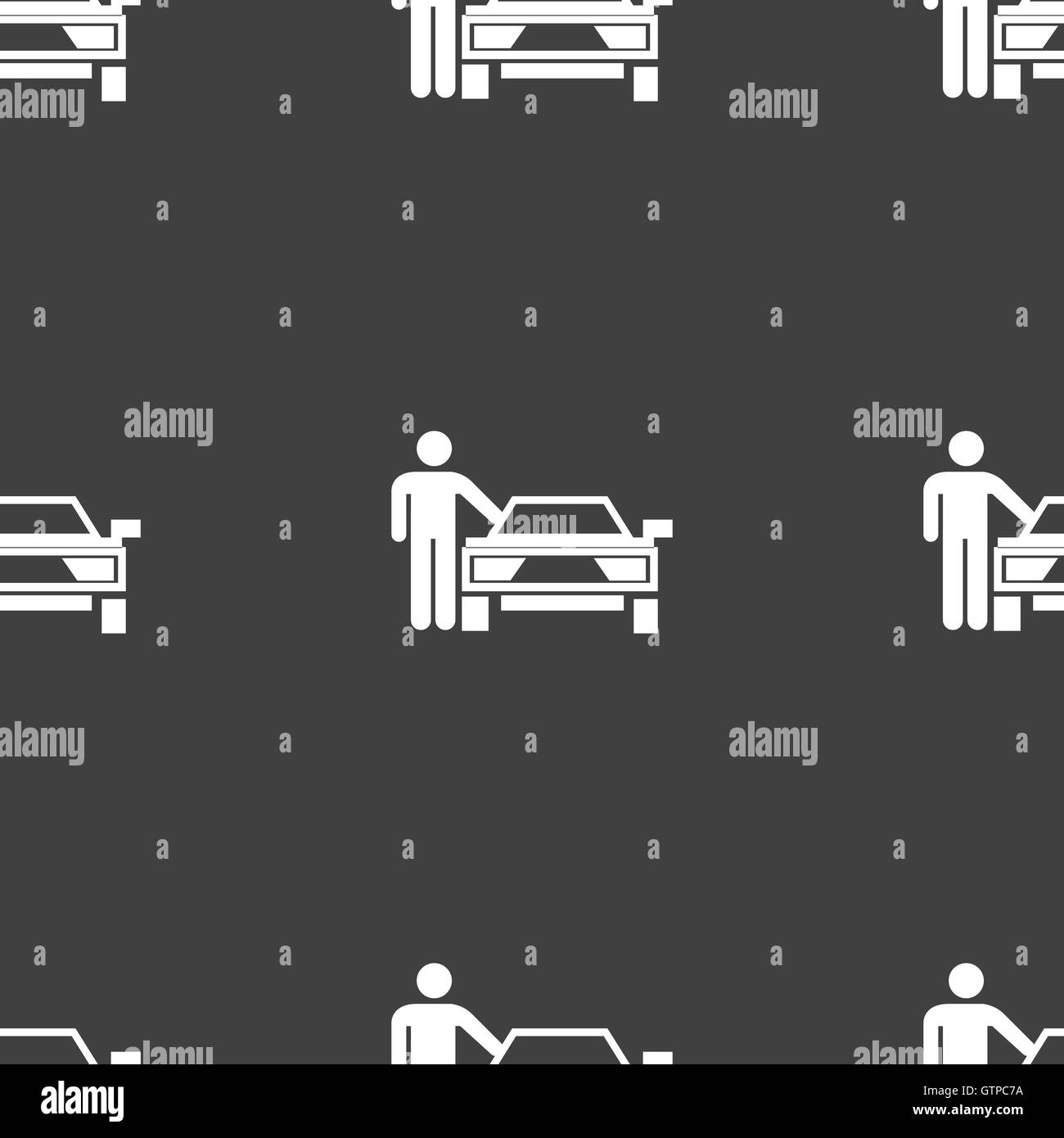 Searching a car Stock Vector Images - Alamy
