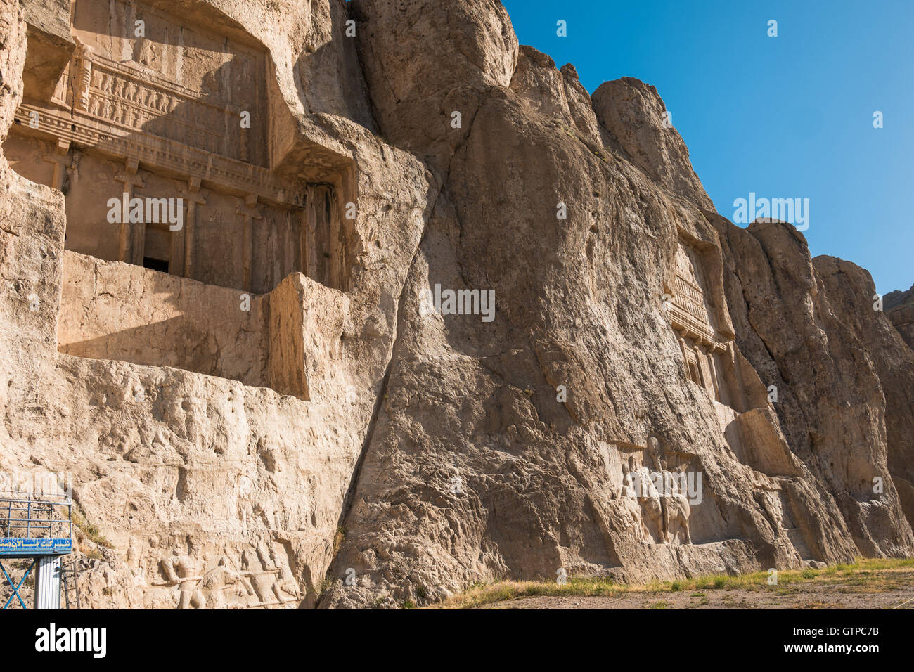Naqsh-e Rustam is an ancient necropolis located about 12 km northwest ...