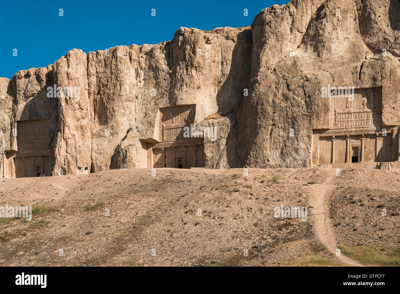 Tomb of xerxes i at naqsh e rustam hi-res stock photography and images ...