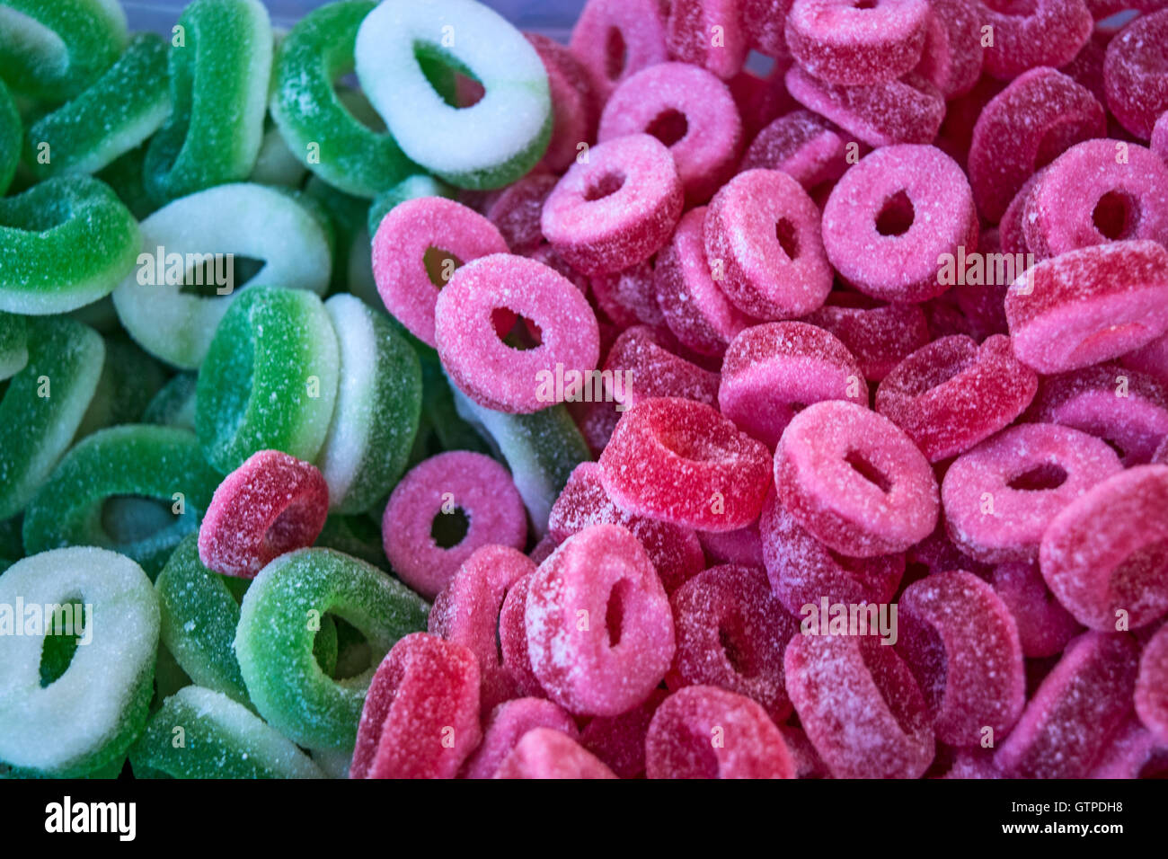 Rubber round candies are exposed for sale Stock Photo - Alamy