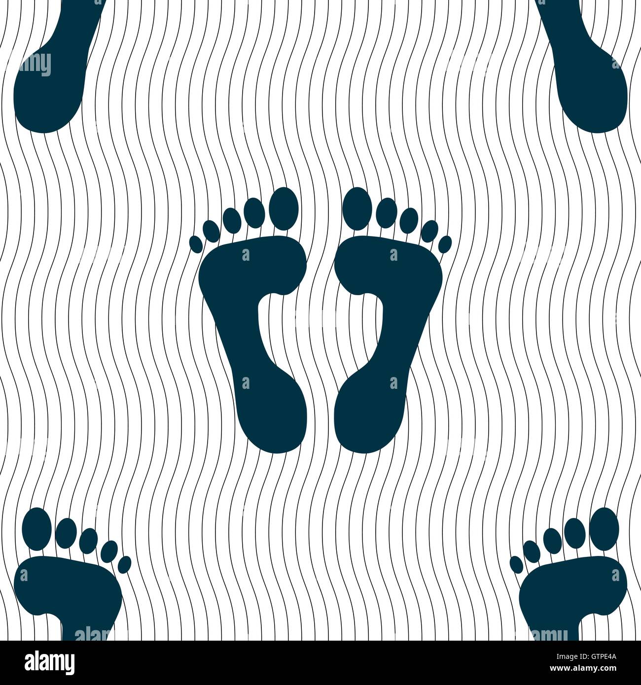 Food step Icon sign. Seamless pattern with geometric texture. Vector ...
