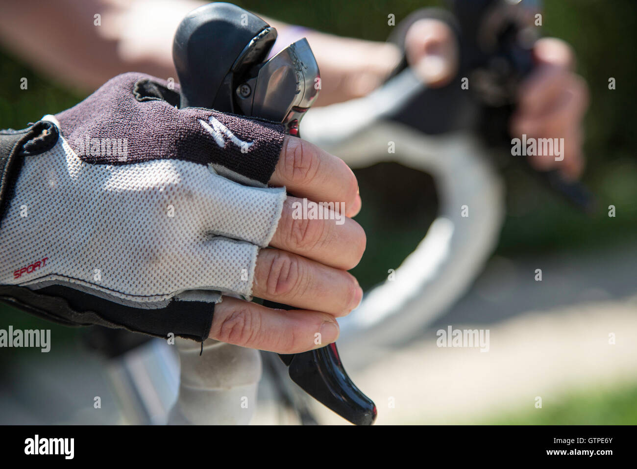 Hand brake hi-res stock photography and images - Alamy