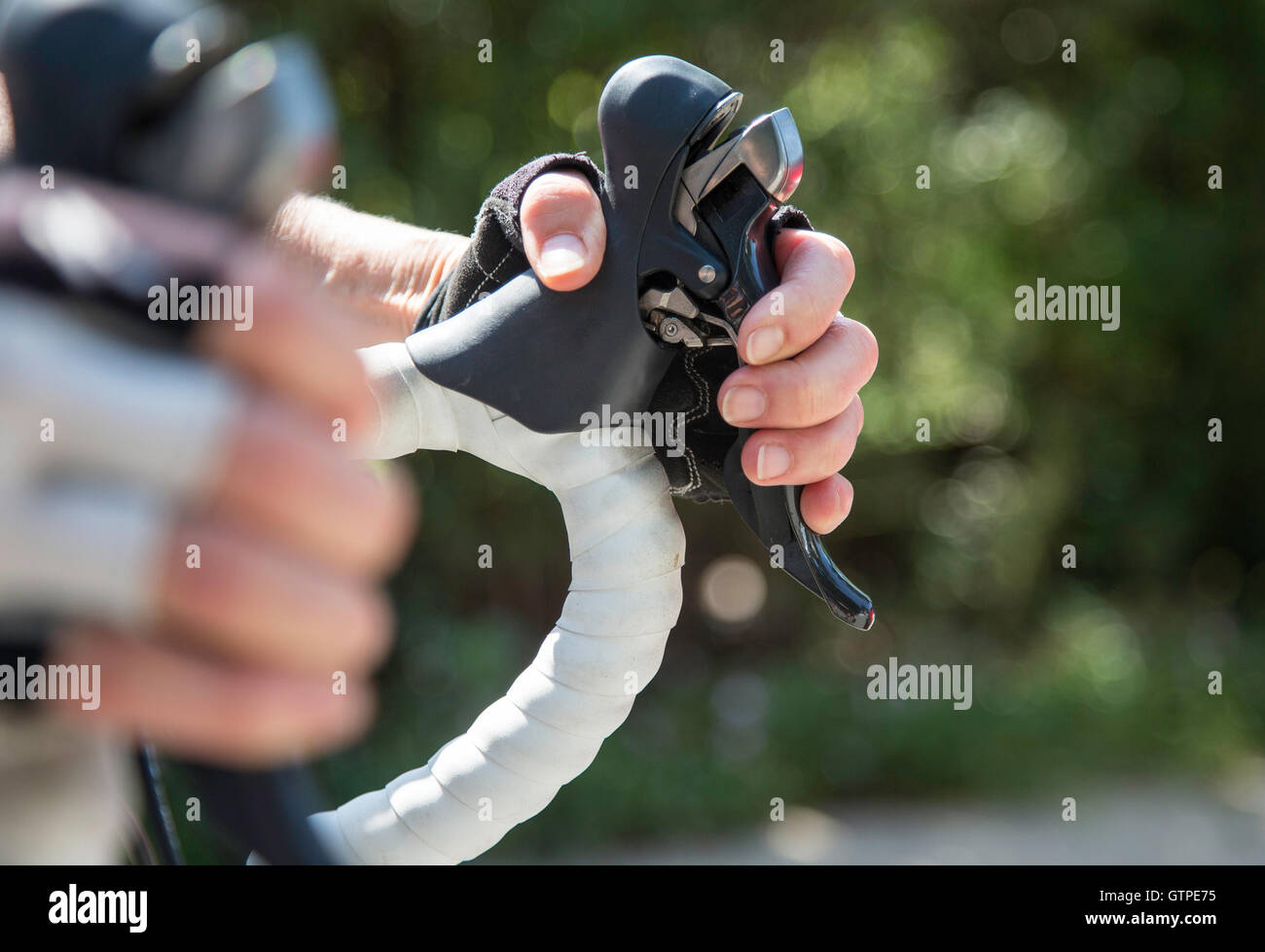 Hand brake hi-res stock photography and images - Alamy