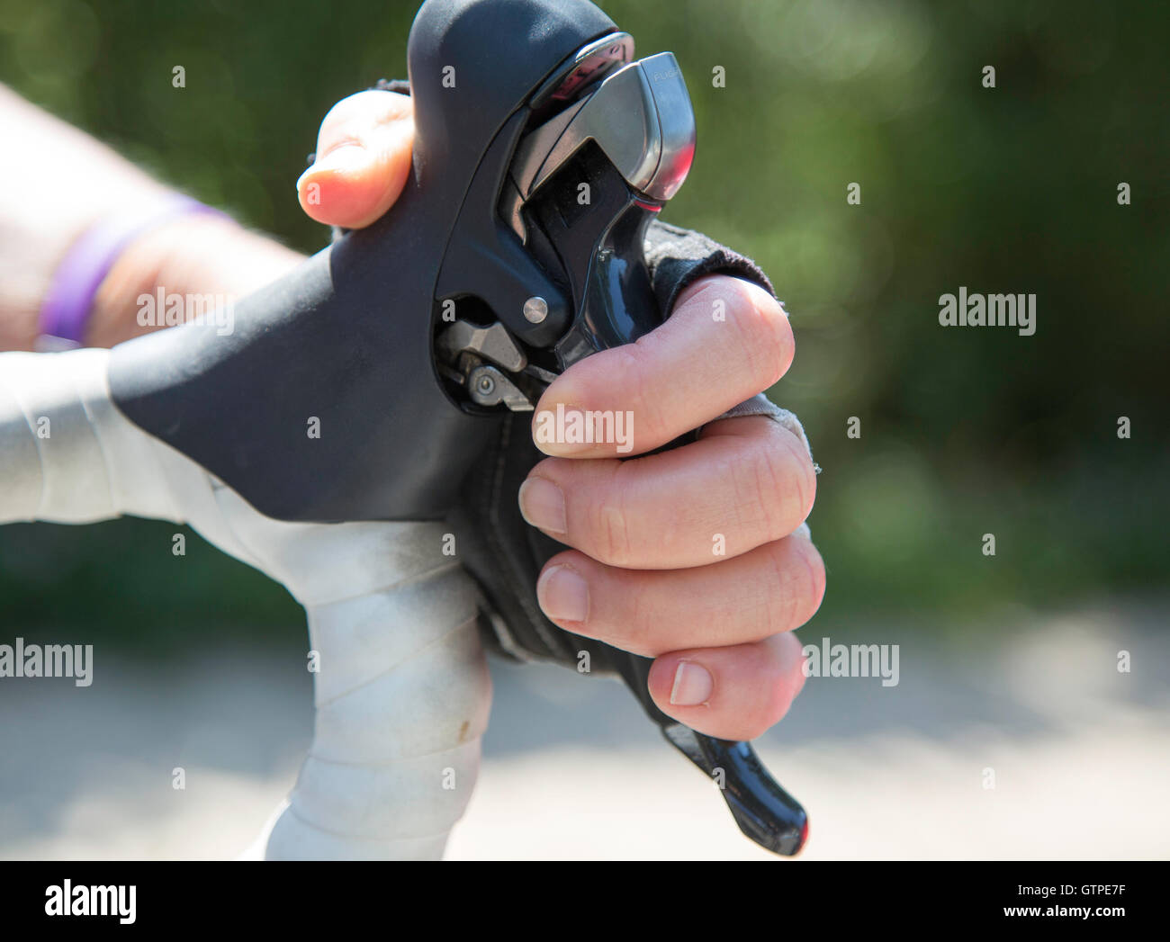 Bicycle hand brake hi-res stock photography and images - Alamy