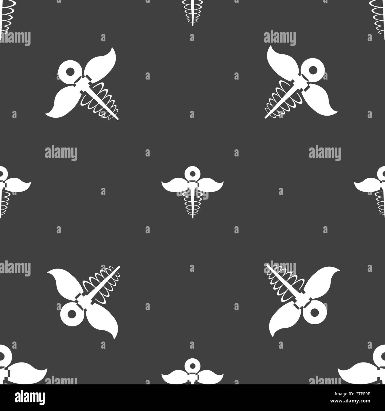 Health care icon sign. Seamless pattern on a gray background. Vector ...
