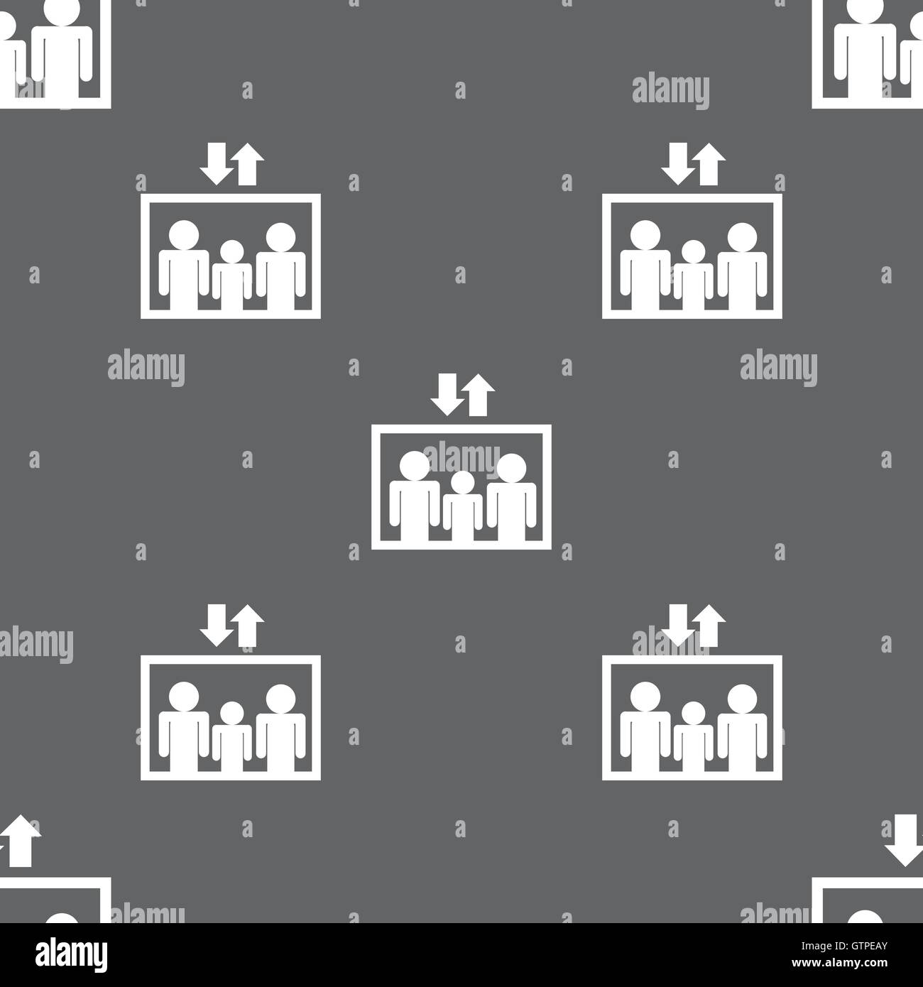 Elevator symbol sign symbol on hi-res stock photography and images - Alamy