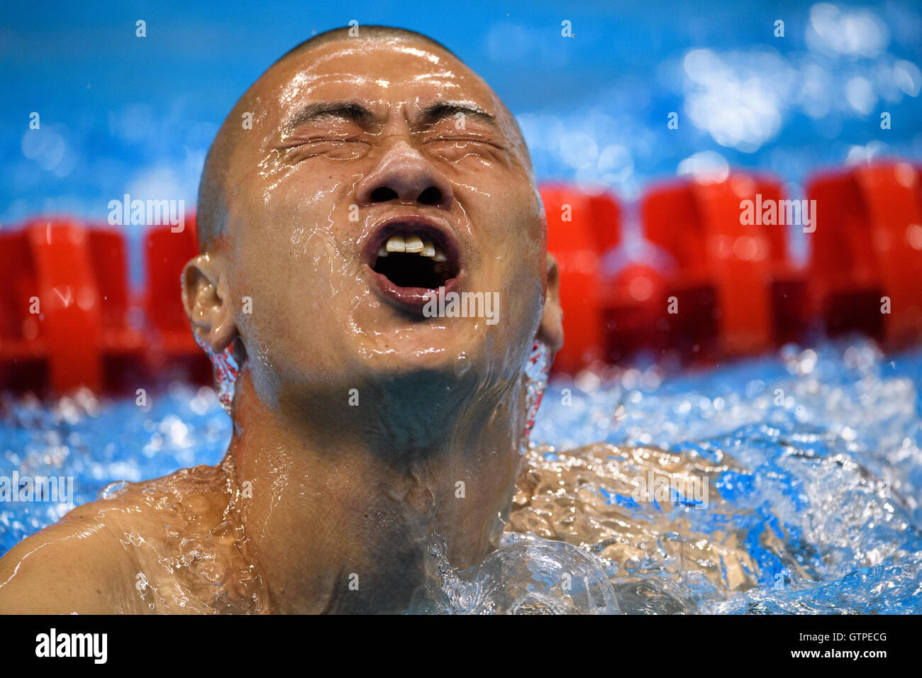 China's Shiyun Pan wins the Men's 50m Freestyle - S7 Final at the ...