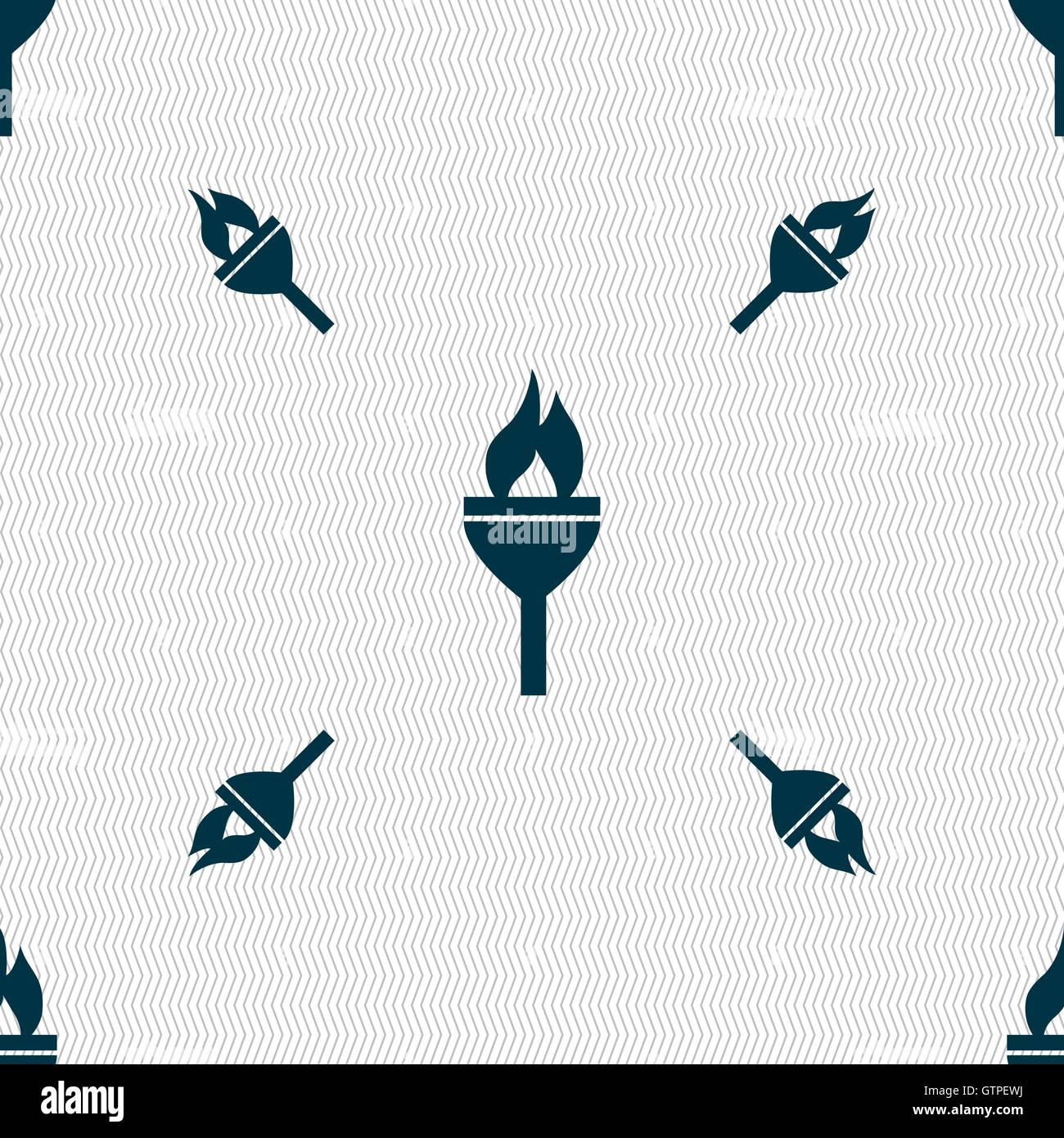 Cartoon burning torch Stock Vector Images - Alamy