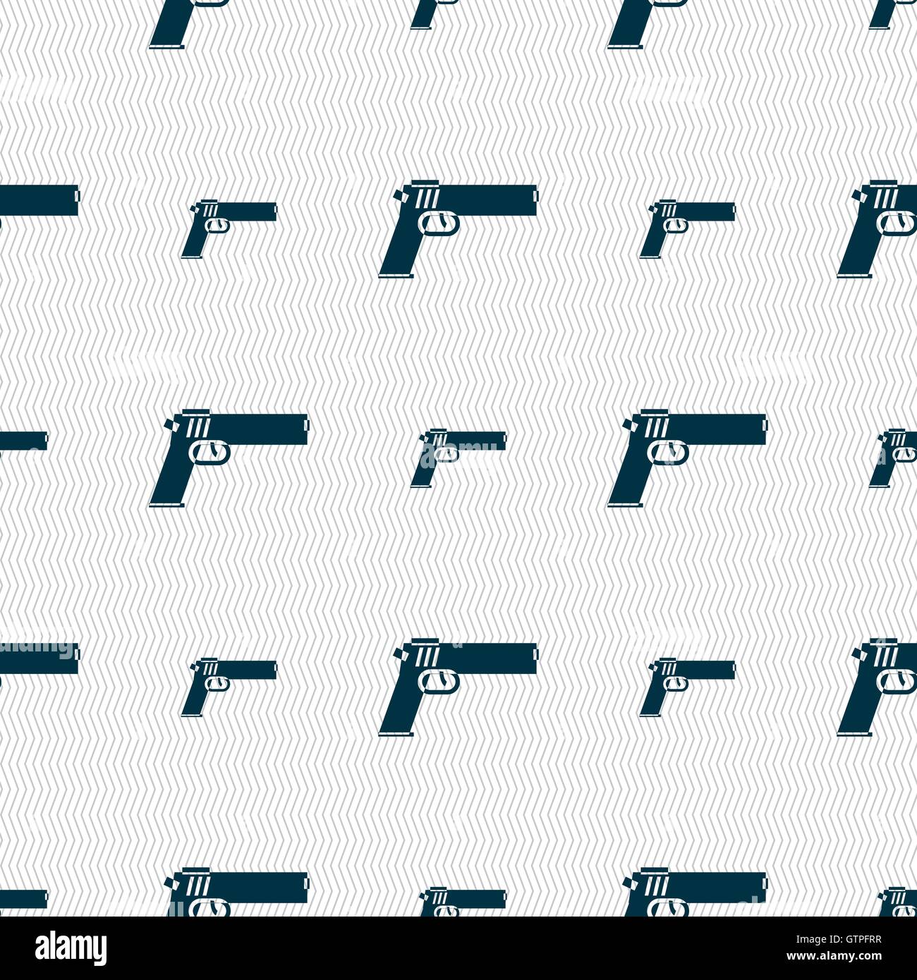 Black sign with revolver Stock Vector Images - Alamy