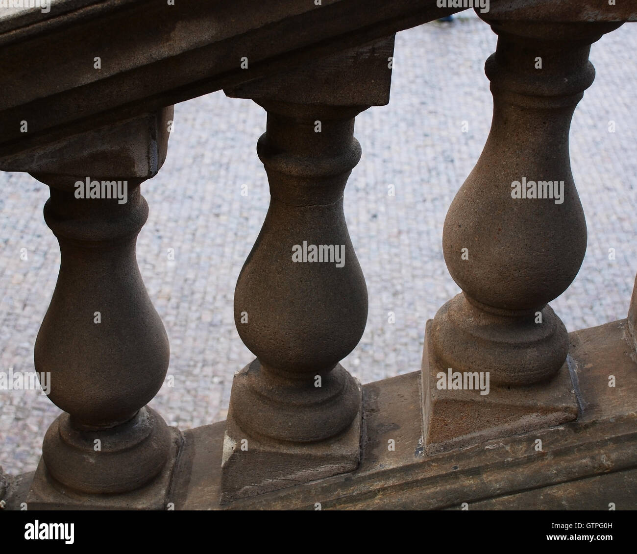 Old Baluster Shafts Stock Photo - Alamy