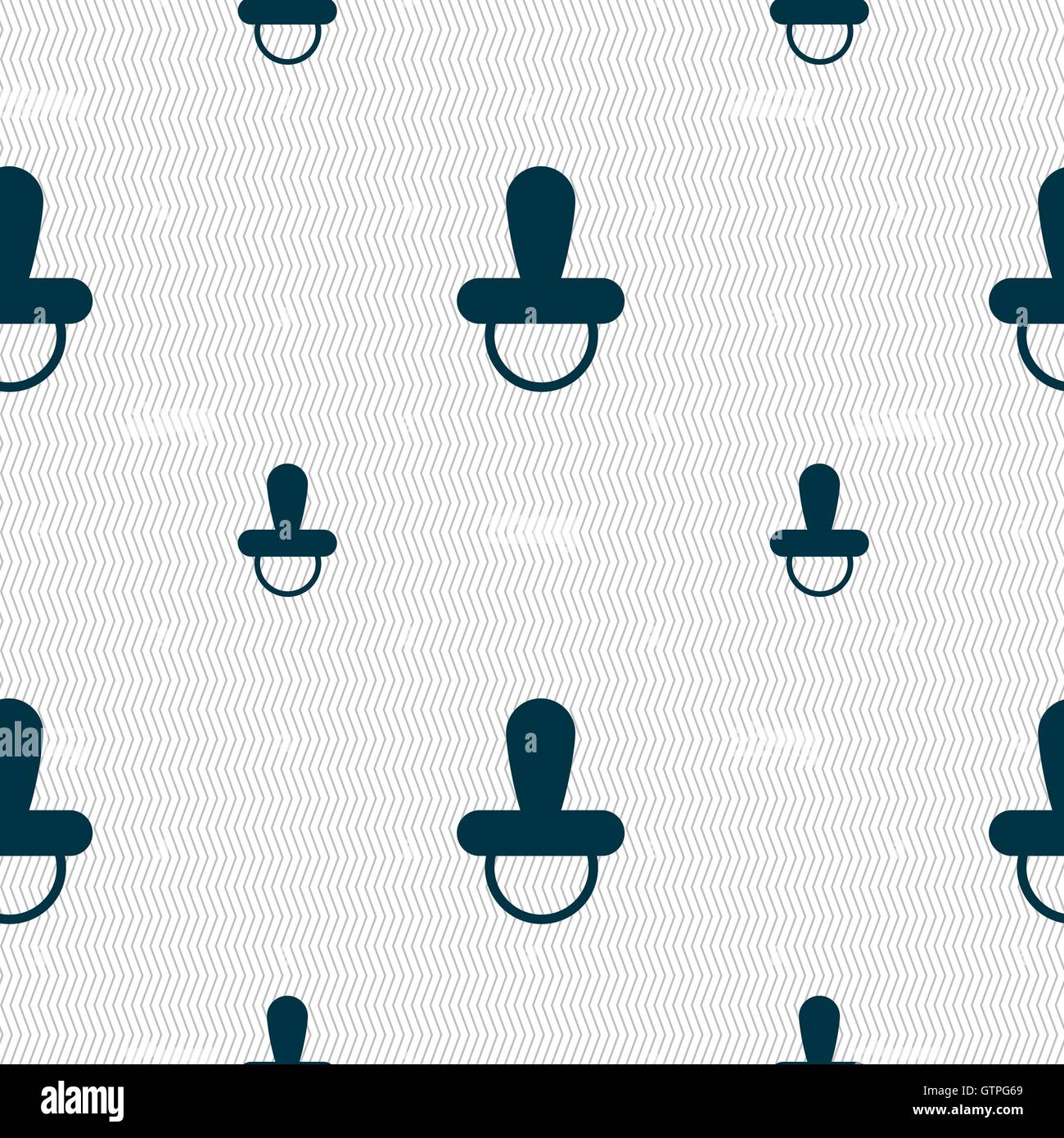 Pacifier pattern Stock Vector Images - Alamy