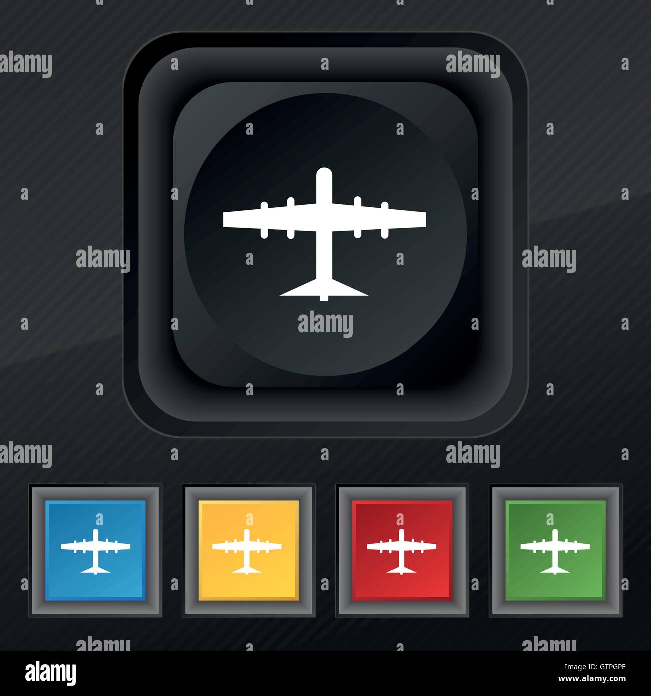 Aircraft colour design on wing Stock Vector Images - Alamy