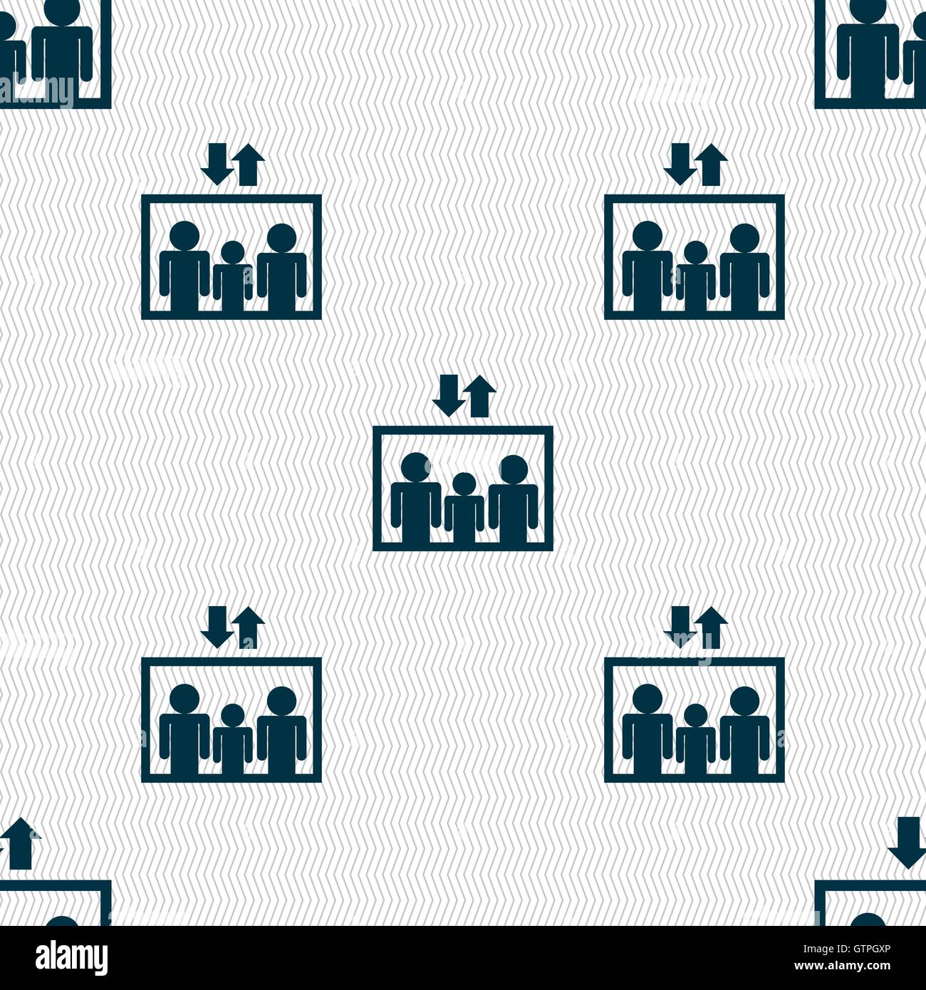 Elevator symbol hi-res stock photography and images - Alamy