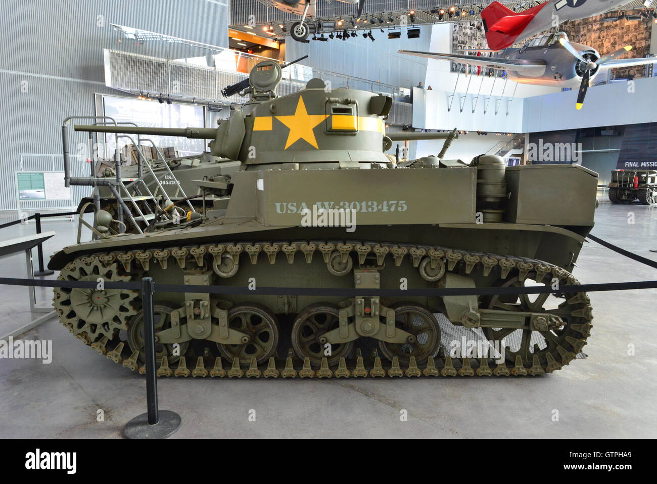 An M3 Stuart Light tank Stock Photo - Alamy