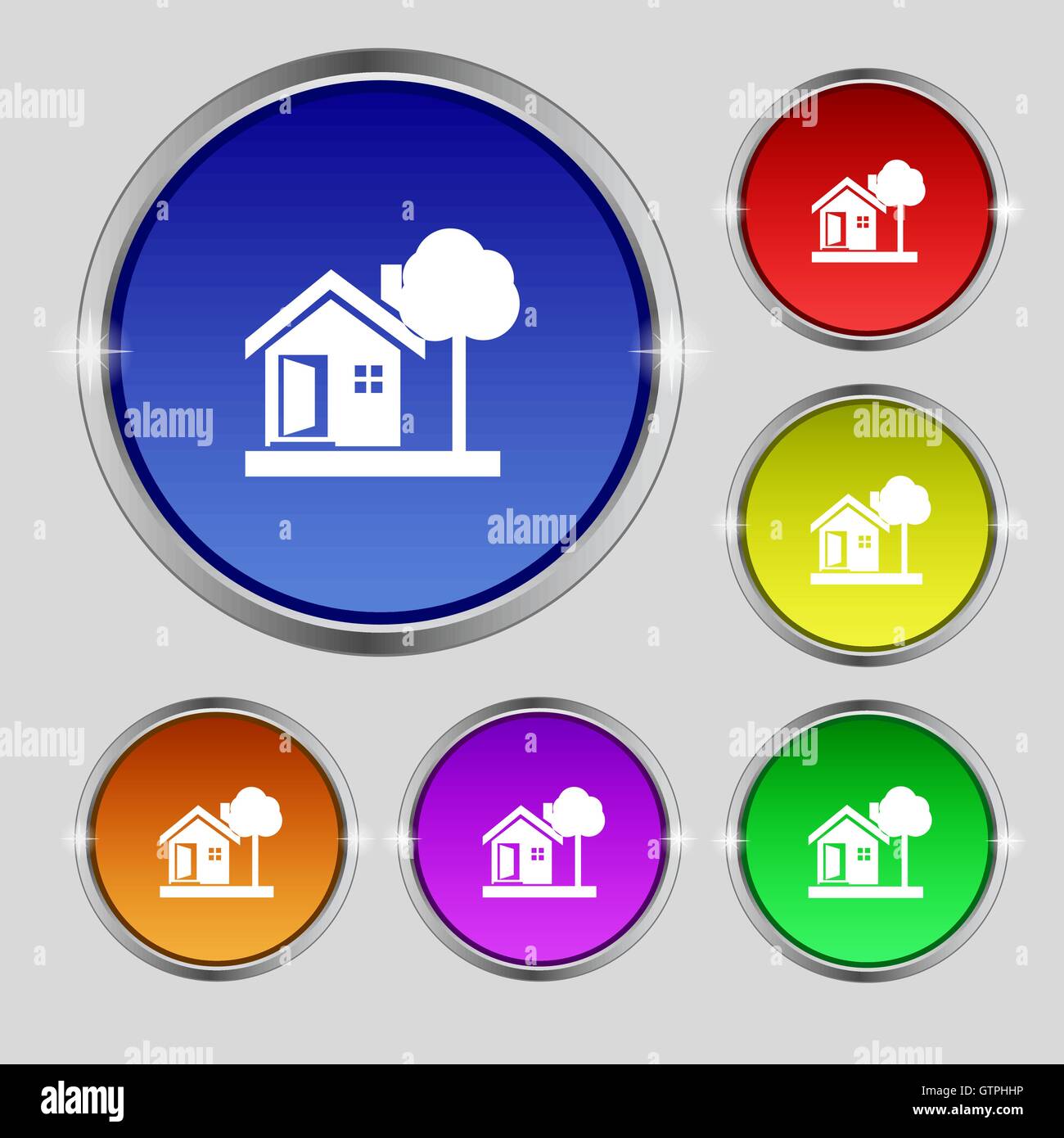 Round design exterior Stock Vector Images - Alamy