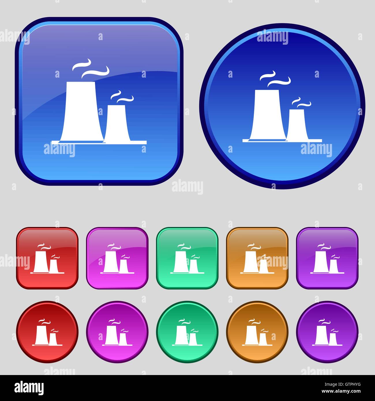 Nuclear power atomic reactor electricity vintage Stock Vector Images ...