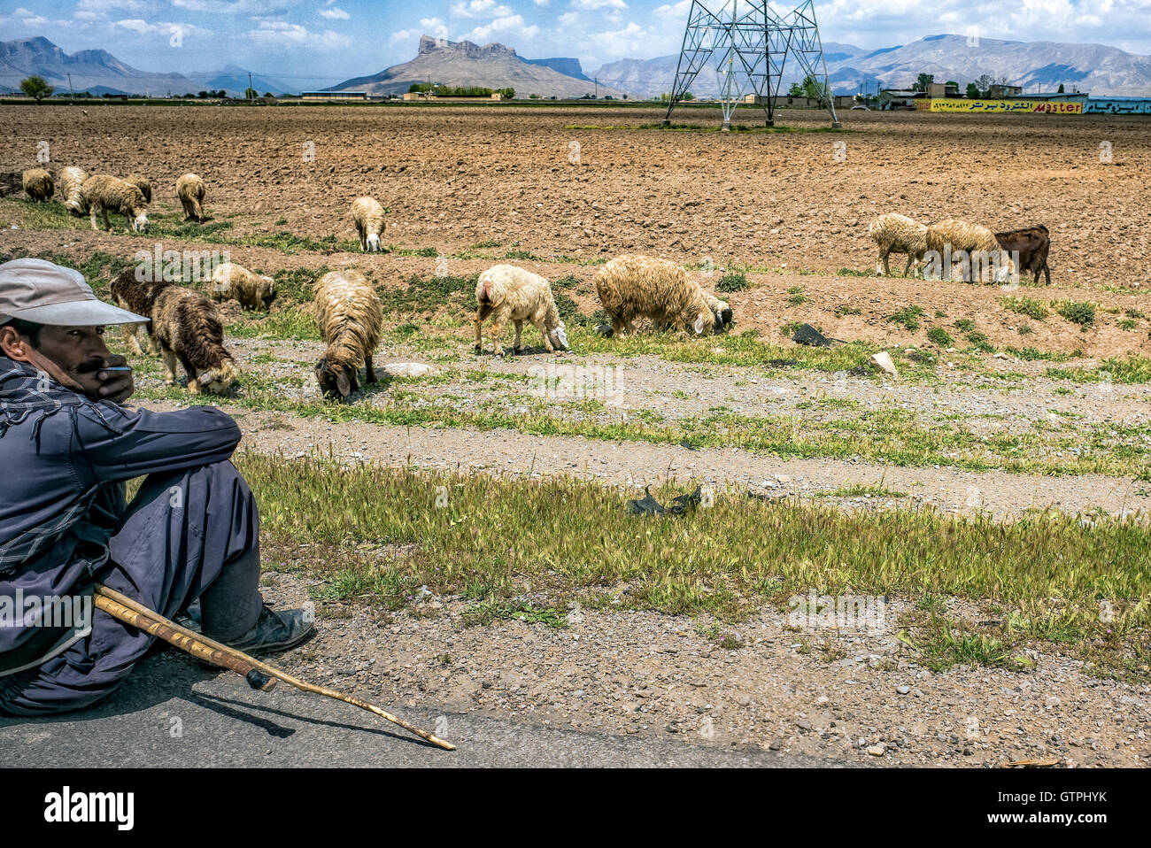 Iranian rural shepherd iran hi-res stock photography and images - Alamy