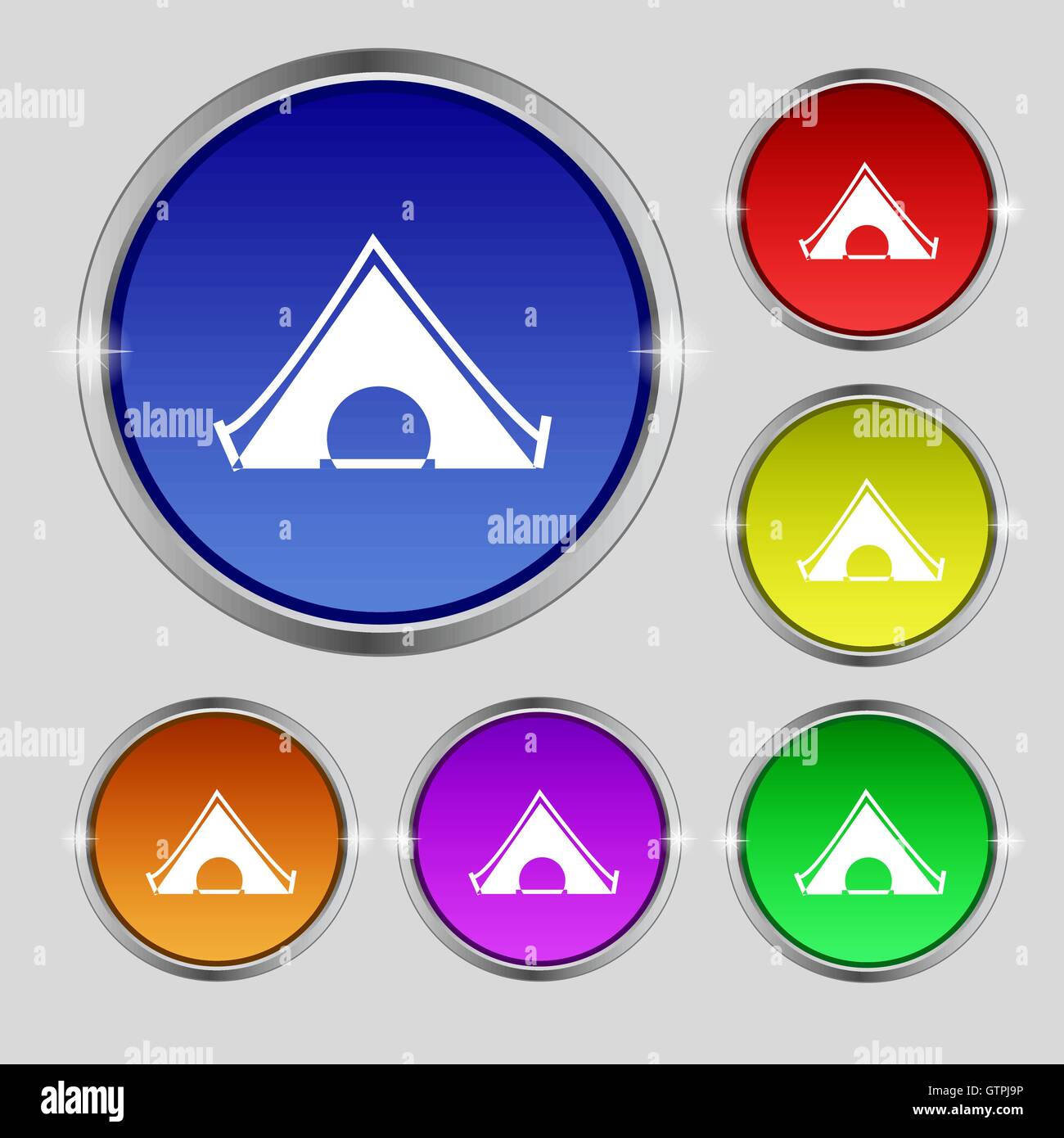 Colourful tent Stock Vector Images - Alamy