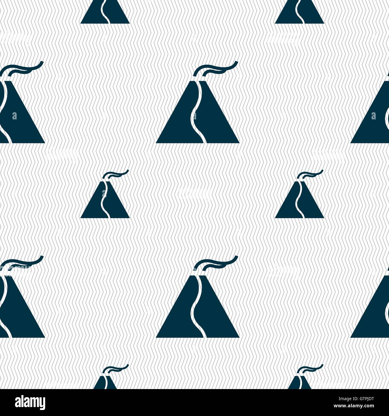 Volcano logo hi-res stock photography and images - Alamy