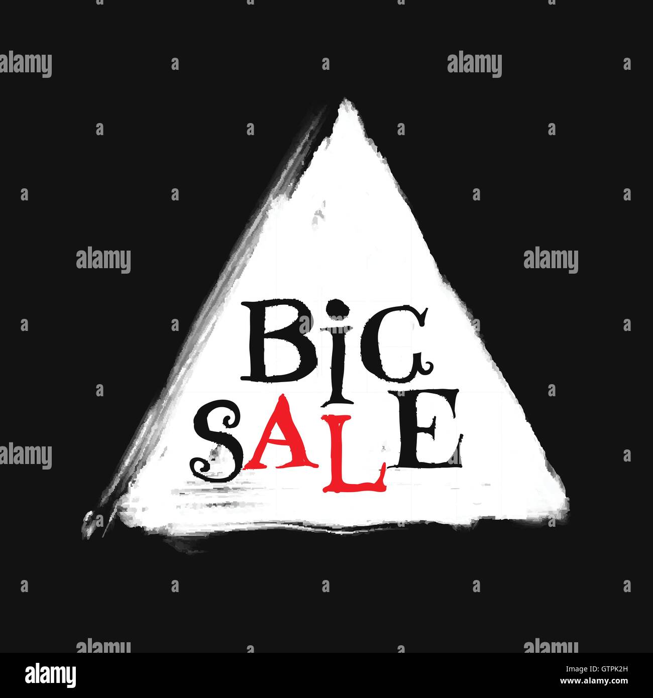 Red sale text poster Stock Vector Images - Alamy